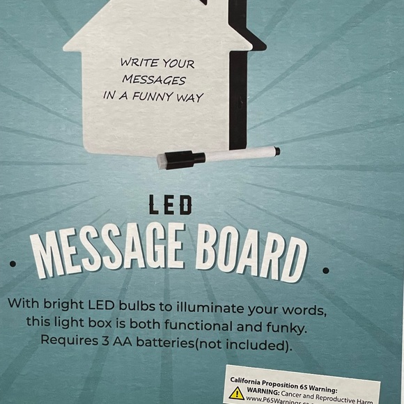 Office | The Original Fun Workshop Erasable Led Light Up Message ...